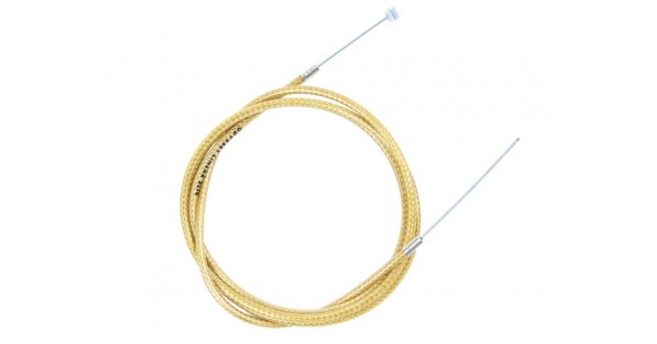 Odyssey K-Shield Linear Kable 1.5mm Gold Mesh Braid BMX Cable