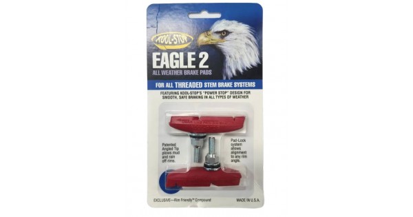Buy Kool Stop Eagle 2 Threaded BMX Brake Pads - Red