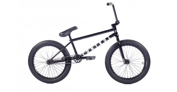 Cult Control 20" Freestyle BMX Bike - Black with Black Parts