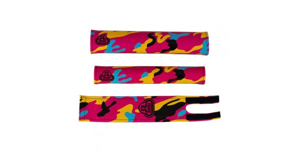 Shop Old School BMX SE Bikes Pad Set Camo Rainbow by SE