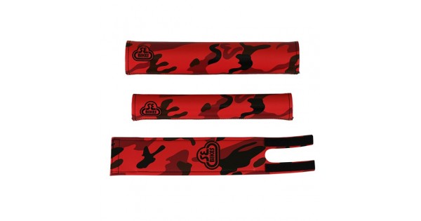 Order Old School BMX SE Bikes Pad Set Camo Red by SE