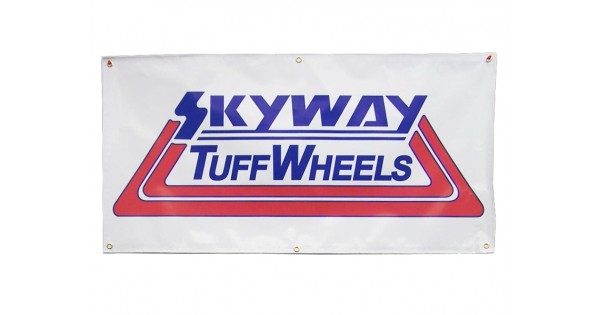 Skyway Tuff Wheel Banner – Iconic BMX Display Piece