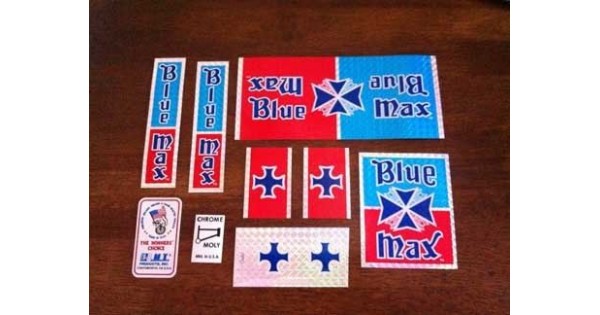 Old School BMX Blue Max Decals - Shop Yours Today
