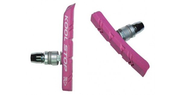 Kool Stop Threaded Brake Pads Pink for BMX