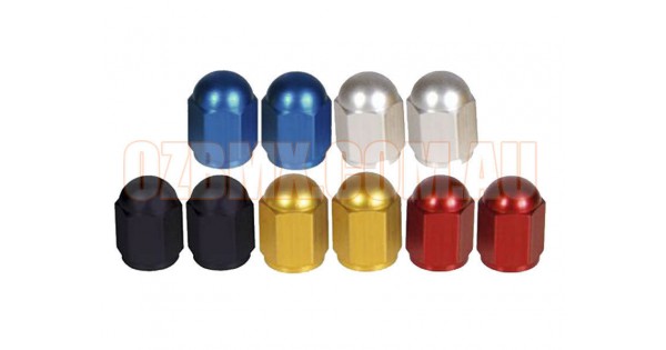 Old School BMX Silver Anodised Valve Caps – BMX