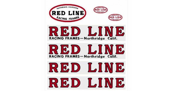 Buy Old School BMX 1976 Square Back Decals by Redline