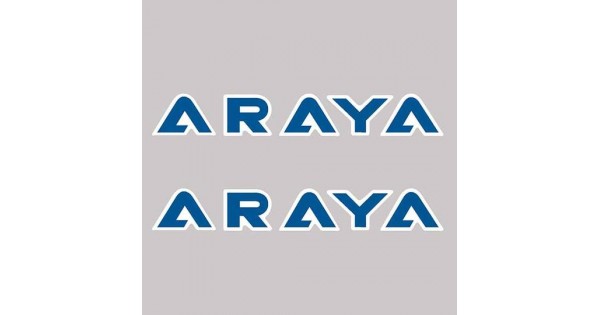 Araya Letters Rim Decals (x2) | Vintage Details
