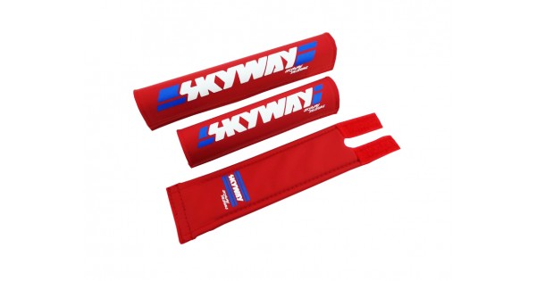 Old School BMX Red Frame Pad Set by Skyway - Buy Today!