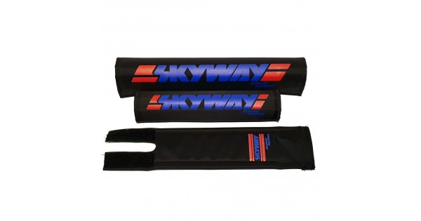 Old School BMX Black Frame Pad Set by Skyway - Shop Now!