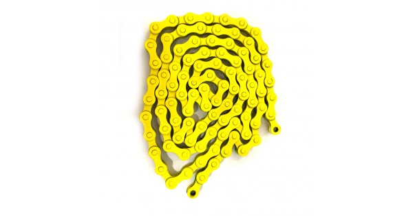 Yellow BMX Chain | KMC Bike Chains | Old School BMX