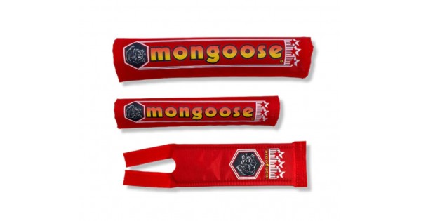 Buy Mongoose 1984-1985 Nylon Pad Set Red - Old School BMX