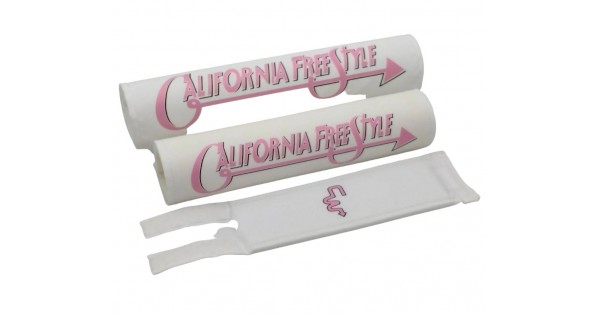 Flite Double Cross Bar Pad Set White/Pink - Order