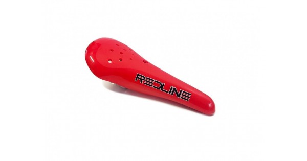Red Elina Style Seat with Redline Logo | Old School BMX